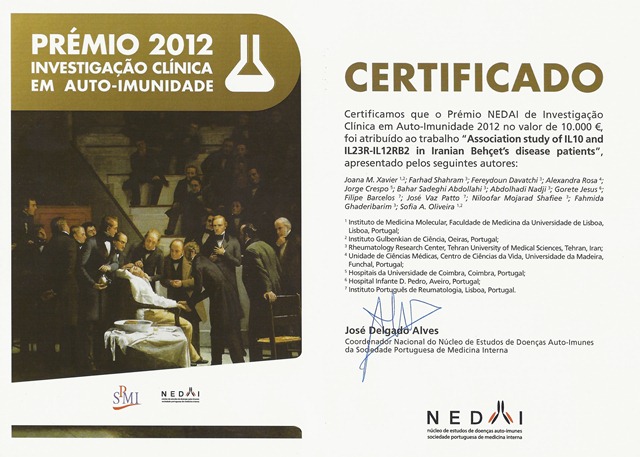 روابط عمومی دانشگاه | NEDAI Certificate for the Best Research by TUMS ...